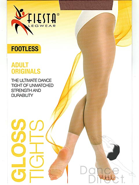 Fiesta Shimmer Gloss Footless Tights Ladies Dance Direct®