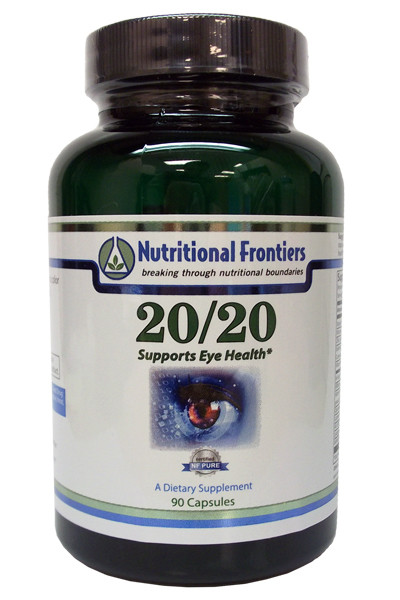 Vision Eye Support - 20/20 Eye Formula by Nutritional Frontiers 90 Vege ...