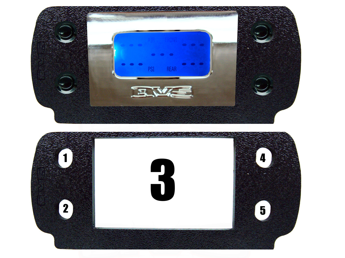 AVS PANEL FOR 99-06 CHEVY OVERHEAD CONSOLE WITH FOUR SMALL PUSH BUTTONS ...