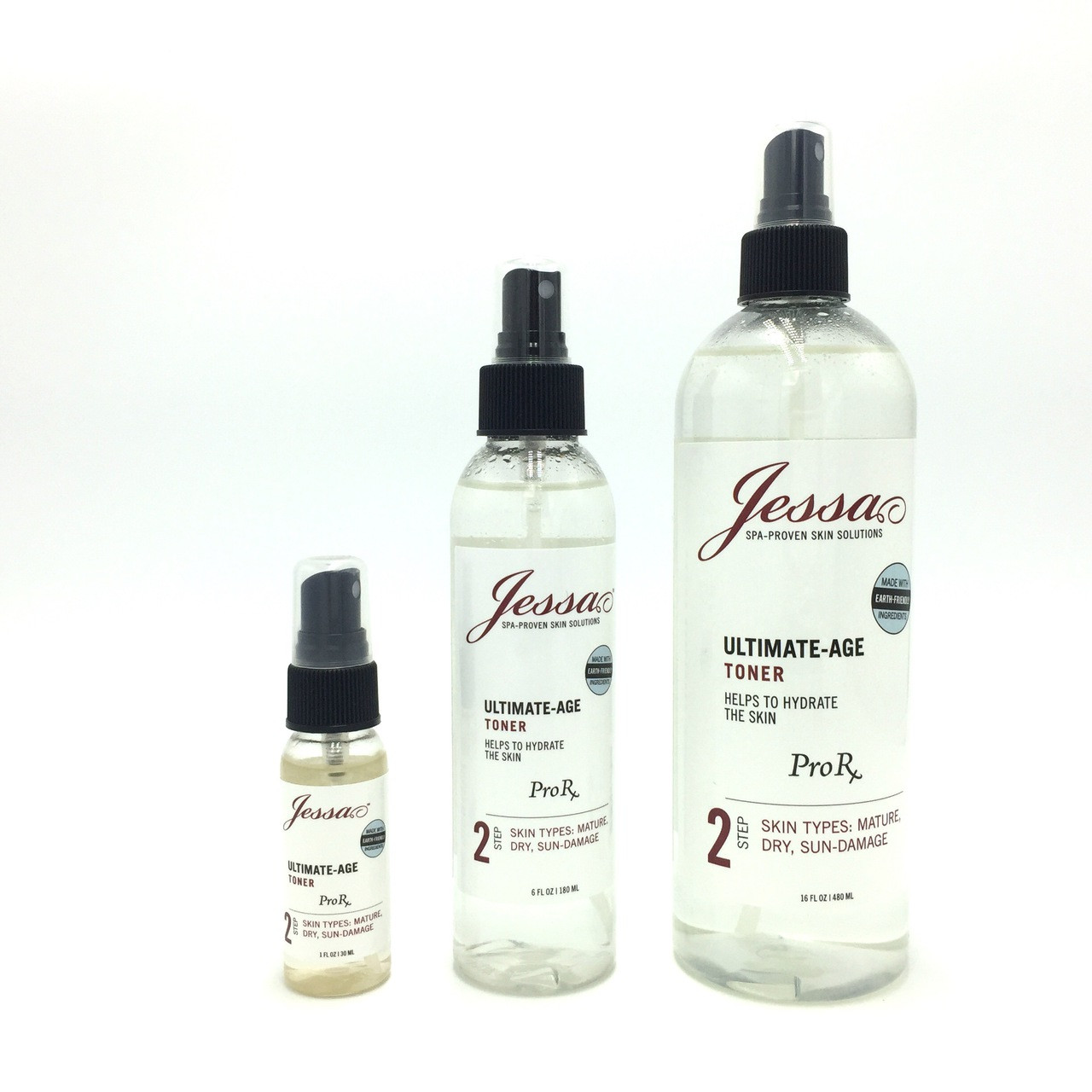 Ultimate Age Toner (1oz, 6oz, 16oz) - Jessa Skincare + SugarLove Sugaring