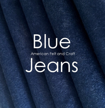 Blue Jeans - Wool Blend Felt - American Felt & Craft
