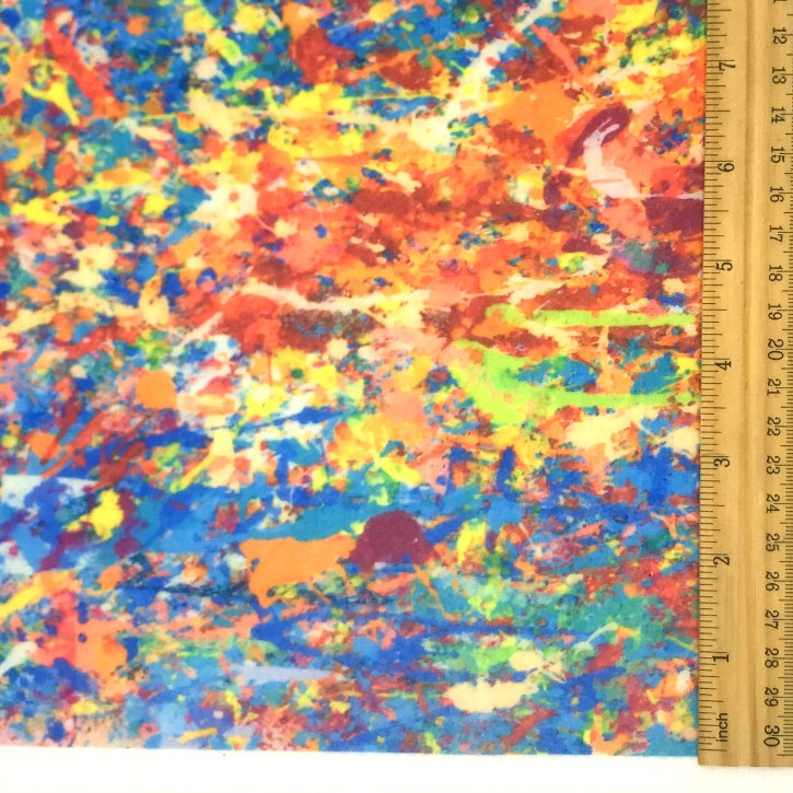 Splatter Paint Acrylic Felt Print " 8" x 12" x 1mm - American Felt & Craft