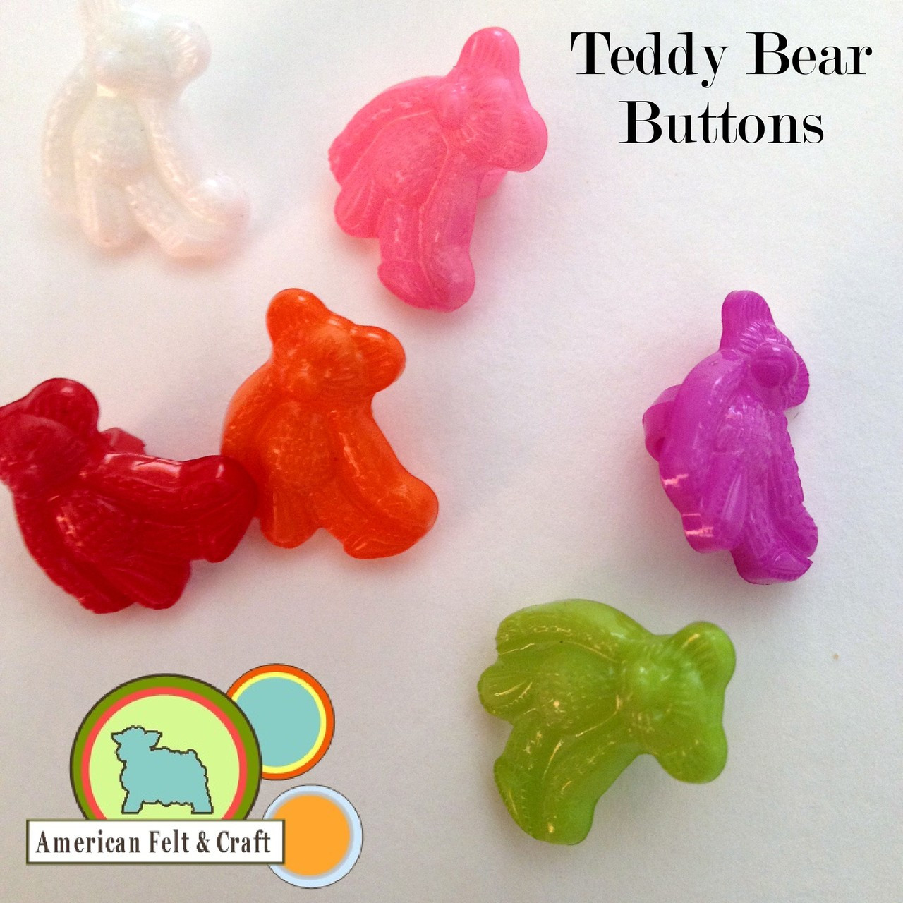 teddy bear face buttons