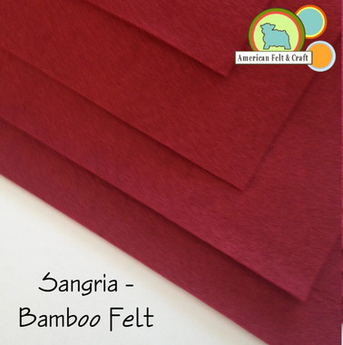 Sangria - Bamboo Felt - American Felt & Craft