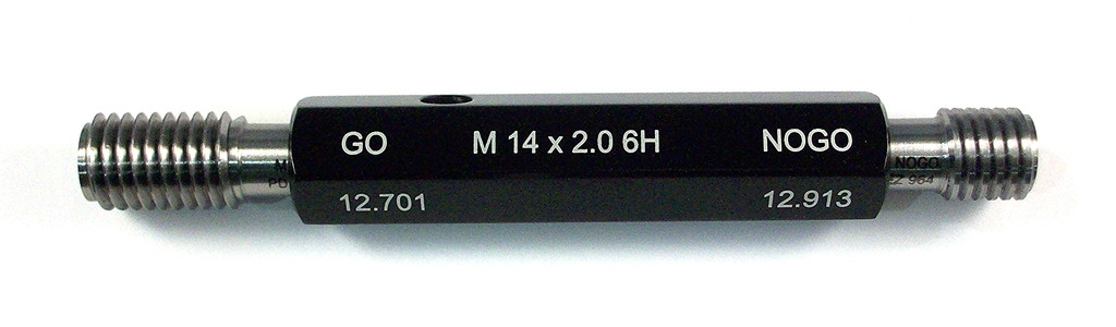 M14 X 2.00 Class 6H Taperlock Thread Plug Gage Set - THE RYMON COMPANY