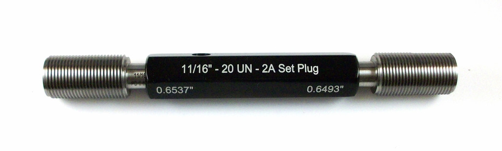 11/16-20 UN Class 2A Truncated Taperlock Setting Plug Gage Set - THE ...
