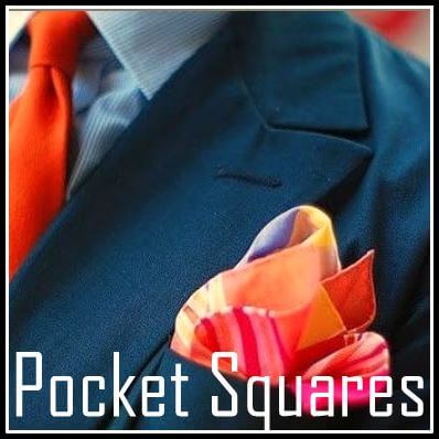 Custom Prefolded Men's Pocket Squares in Silk, Linen, Cotton
