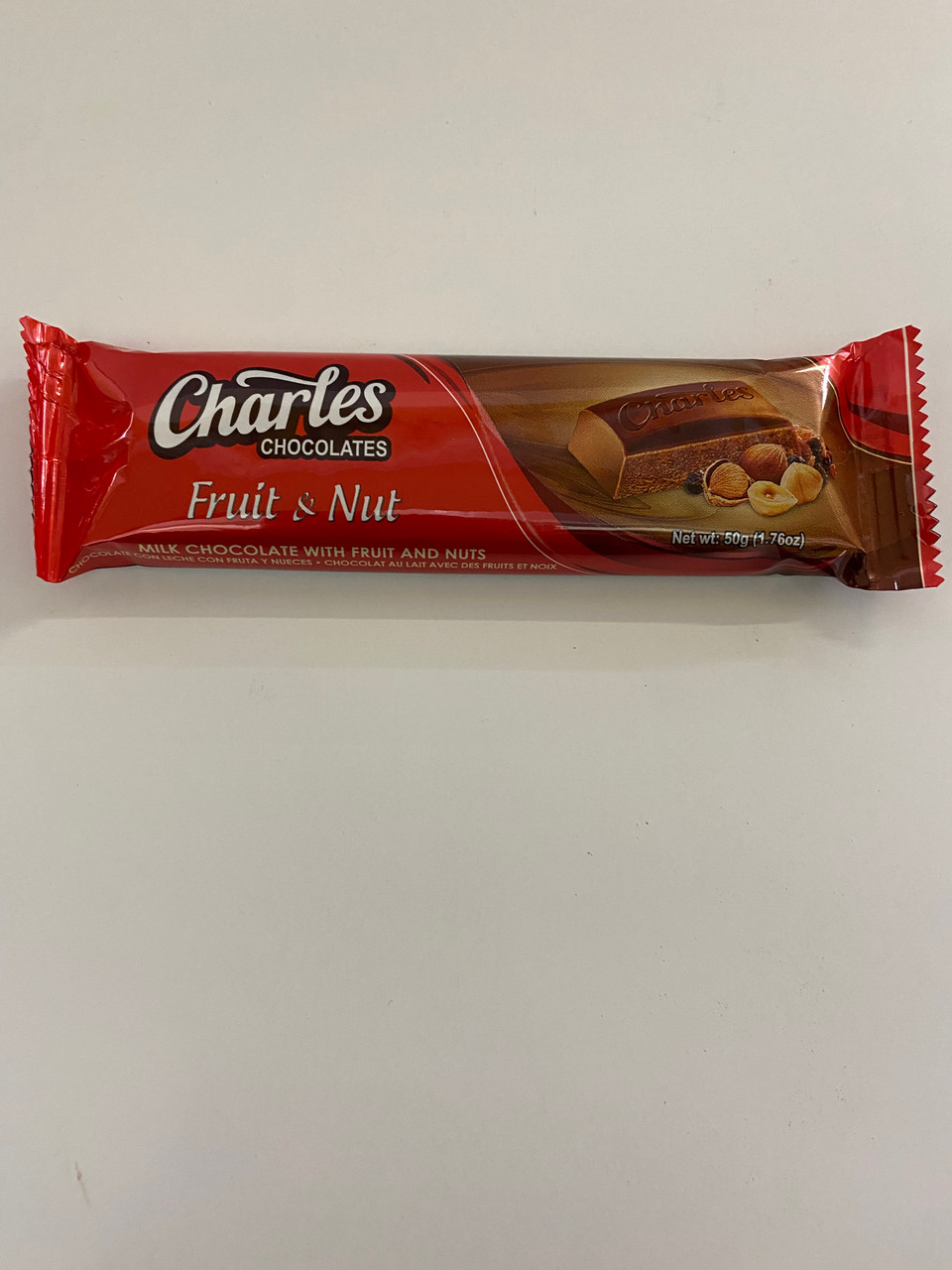 Charles Fruit&Nut chocolate bar 1.76oz - Caribbean Supercenter