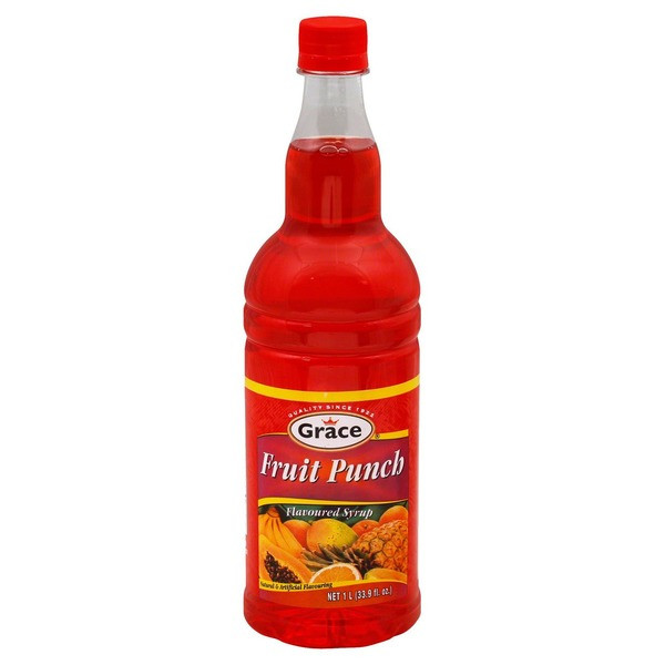 Grace Fruit Punch Flavored Syrup 25.5 fl.oz. - Caribbean Supercenter