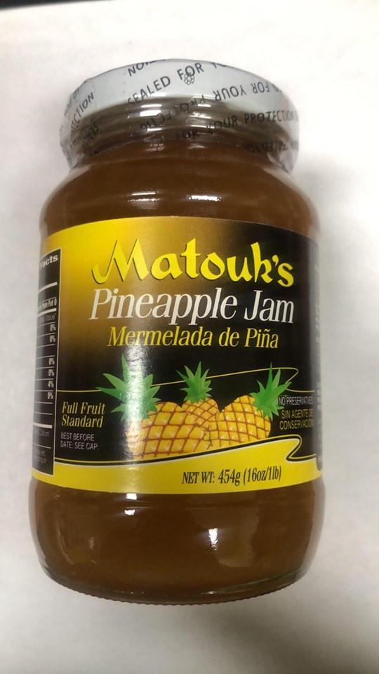 Matouk's Pineapple Jam 1 lb - Caribbean Supercenter