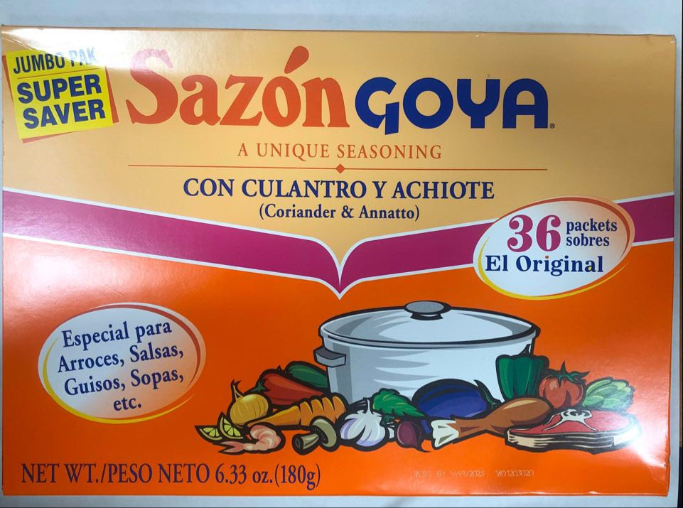 Sazon Goya 6.33 oz - Caribbean Supercenter