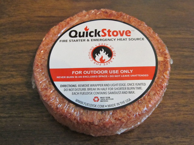 Quickstove Fuel Disc and Fire Starter - Welcome to Life! Essential Oils