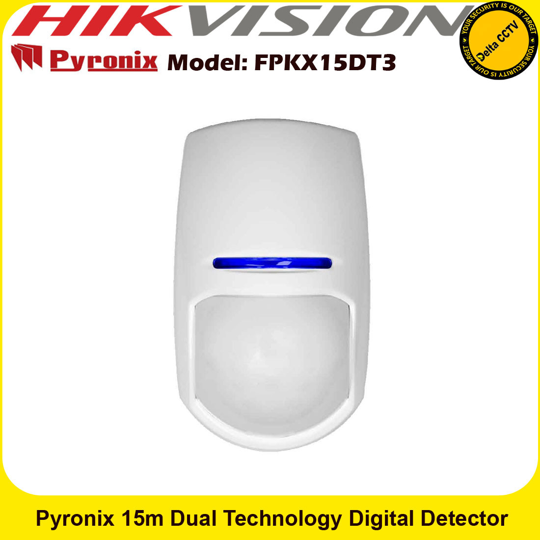 Pyronix 15m Dual Technology Digital Detector - (FPKX15DT3)