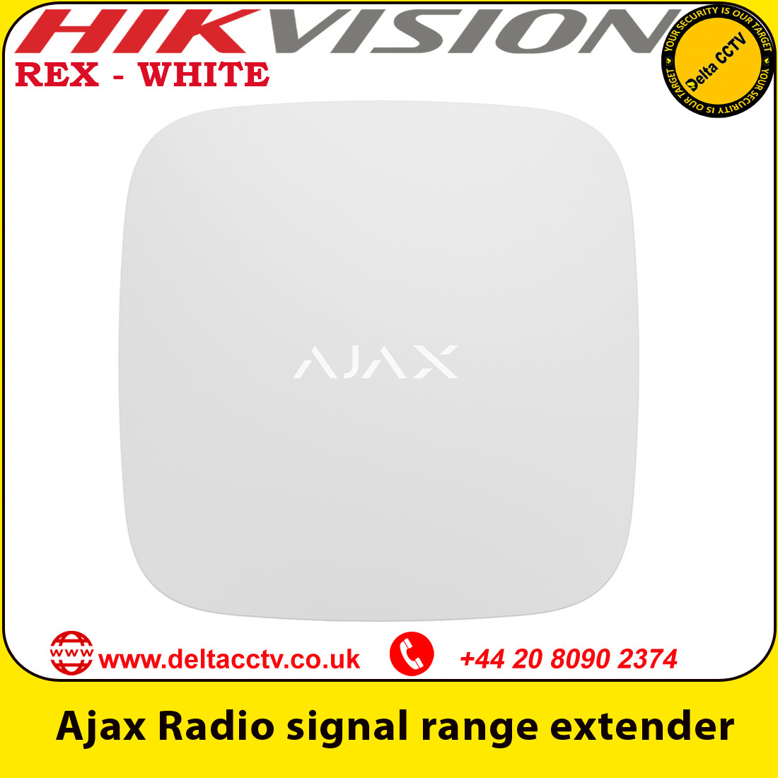Ajax REX - WHITE Radio signal range extender
