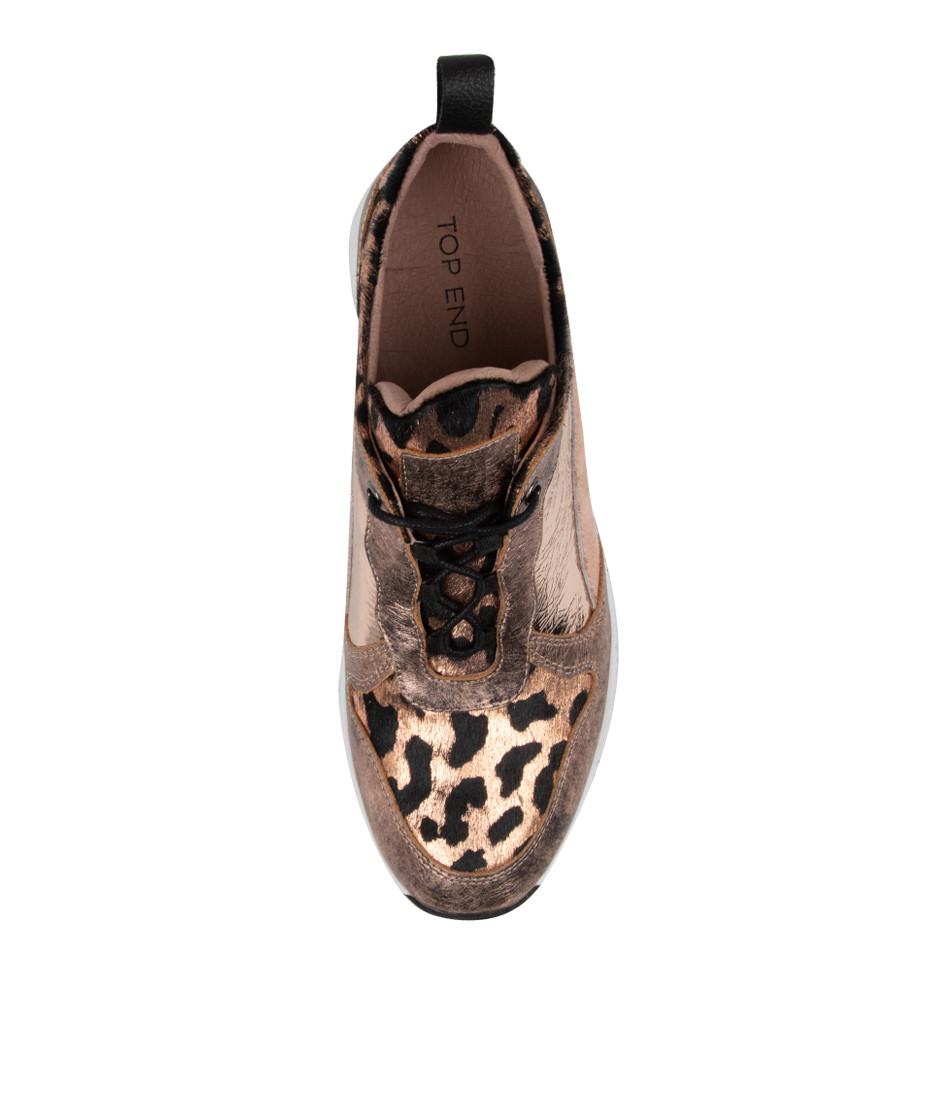 JOYA Sneakers in Copper/ Multi Leather - Top End Shoes