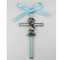 3 1/2" BLUE BOY CRIB CROSS - Trinity Church Supply