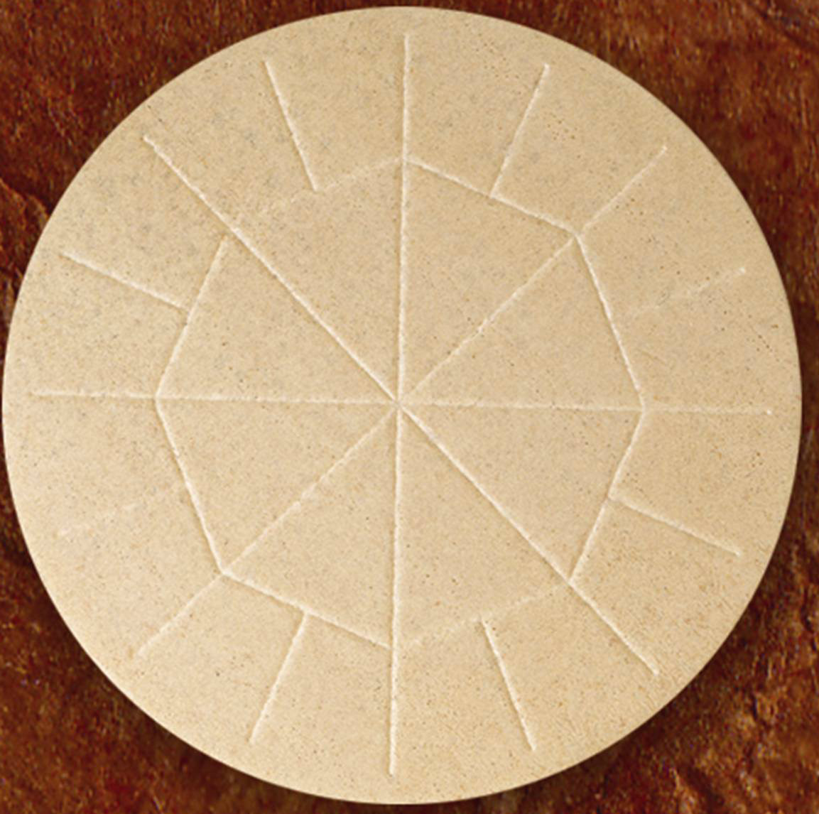 5 3/4" Diameter Whole Wheat Celebrant Altar Bread box of 25 - Trinity ...