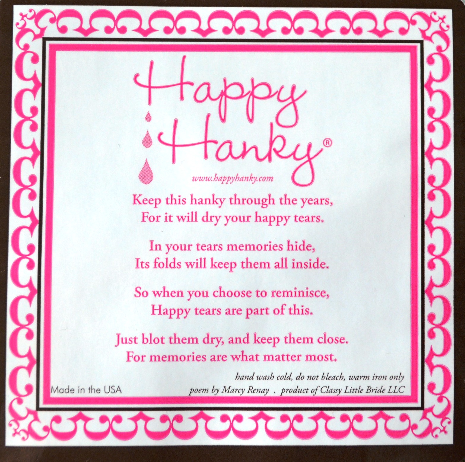 Celebrate Special Occasions with Happy Hanky - the Handkerchief Shop