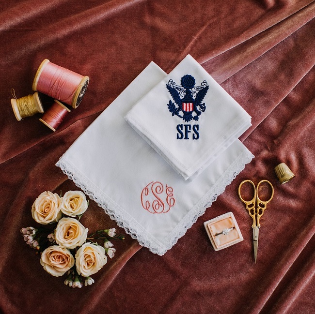 Monogrammed Handkerchiefs - the Handkerchief Shop