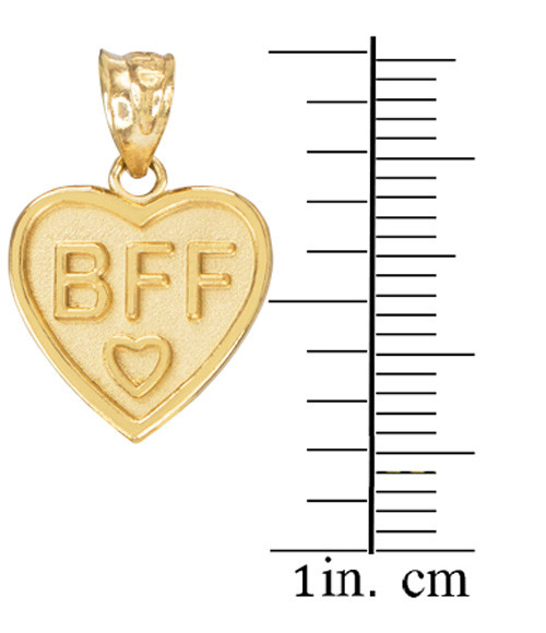 heart friendship necklace gold