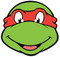 Raphael Teenage Mutant Ninja Turtles Face Mask (SSF0011) buy Star Face ...