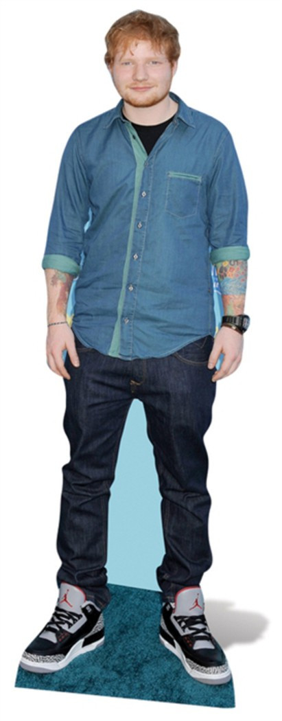 Ed Sheeran Lifesize Cardboard Cutout. Buy celebrity cutouts, standups ...