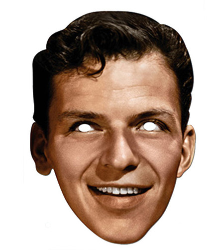 Frank Sinatra Celebrity Hollywood Card Party Face Mask. In Stock Now ...