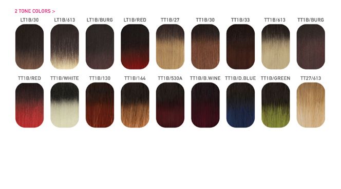 WigExtensionSale Web Pages: Janet Collection Color Chart