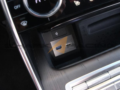 2021+ GV80 Aluminum USB Port Molding - Shark Racing