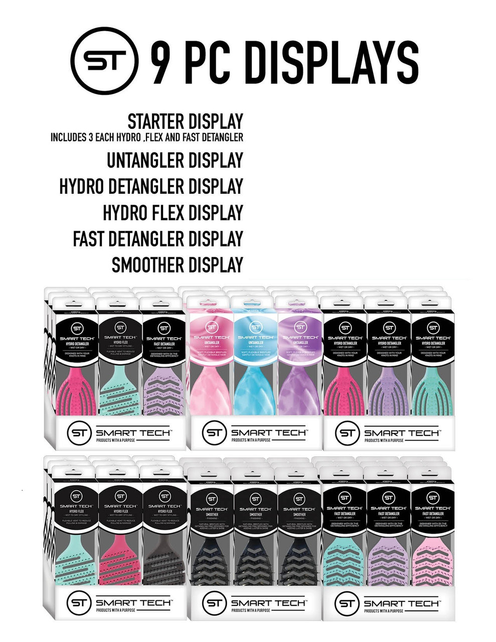12 PC UNTANGLER™ DISPLAY LIMITED EDITION CREAMSICLE COLLECTION