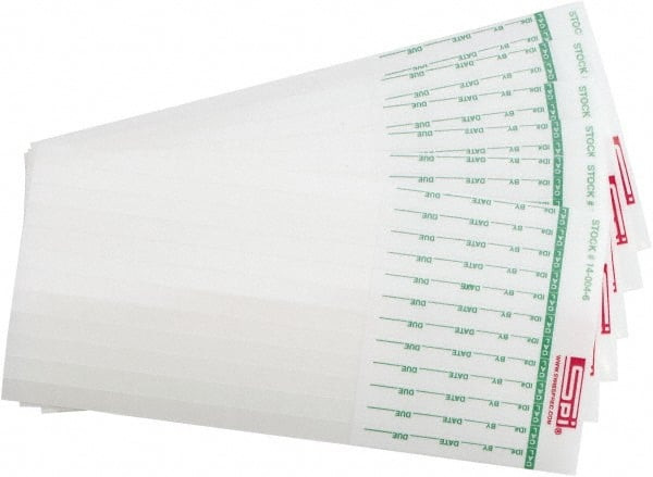SPI Wrap-Up Calibration Labels, Vinyl, Green/White, 120 Piece Pack - 14 ...