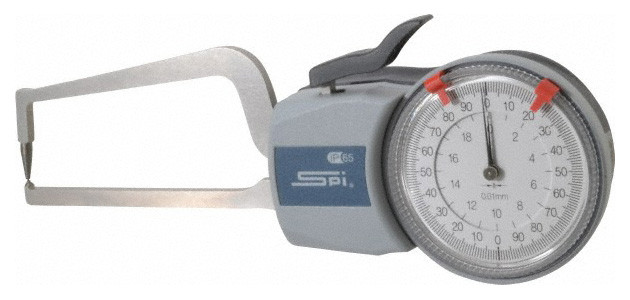 SPI Mechanical Oditest Caliper Gage for Pipes and Tubes, 0-20mm - 15 ...