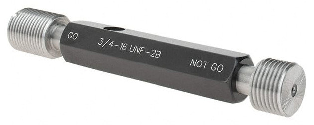 SPI Taperlock Thread Plug Gage, Double End with Handle, Class 2B, 3/4 ...