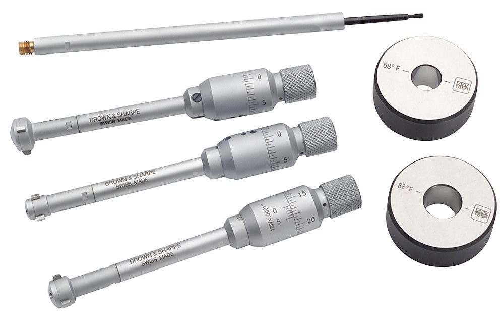 Brown & Sharpe Intrimik Internal Micrometer Set, Range: 0.275" - 0.500 ...