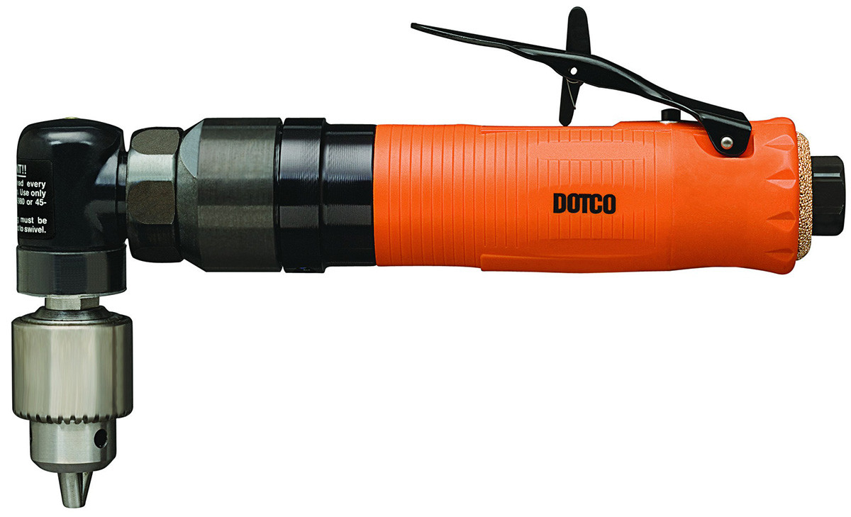 Dotco 15-14 Series Right Angle Drill, 1/4" Collet, 3600 RPM - 15L1489 ...