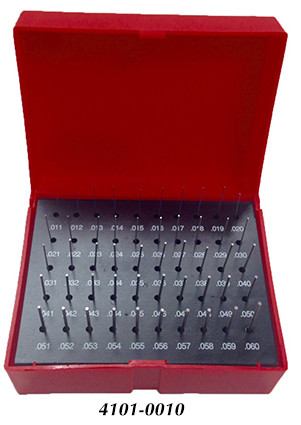 Precise 50 Piece Standard Steel Pin Gage Set - 4101-0010 - Penn Tool Co ...