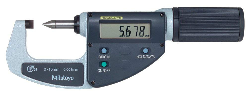 Mitutoyo Crimp Height Type Digital Quickmike Type Micrometer, 0-15mm ...