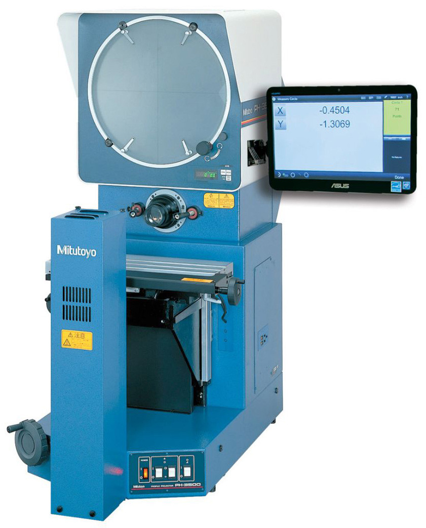 Mitutoyo PH-3515 Profile Projector with M2 2D Processor, Optical Edge ...