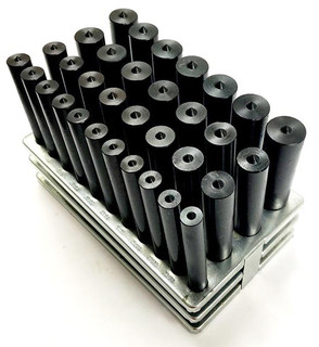 Precise 33 Piece Transfer Punch Set, 1/2-1" by 64ths - 8600-0411 - Penn ...