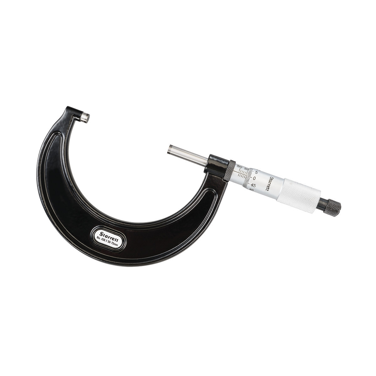 Starrett 50-75mm Outside Micrometer, Ratchet Thimble, EDP 68056 - 436 ...