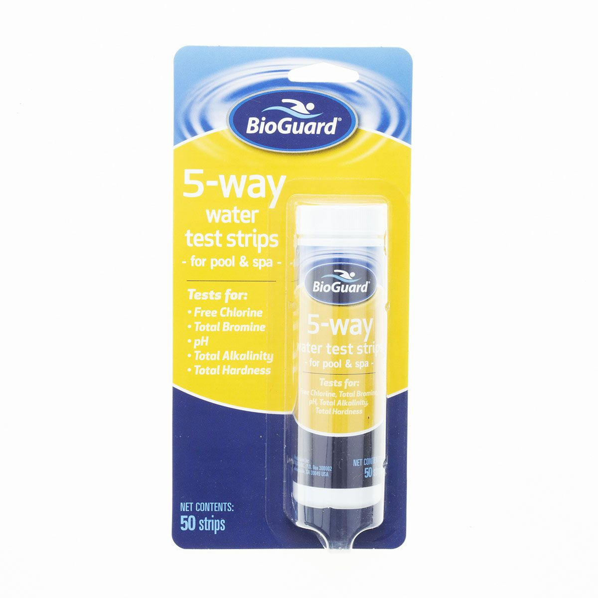 Bioguard 4-Way Water Test Strips 33015BIO