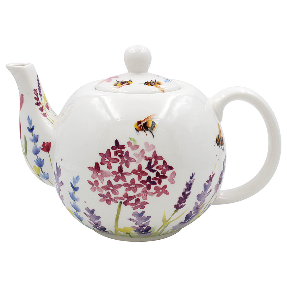Lavender & Bees 40oz Teapot - Magpie Marketing