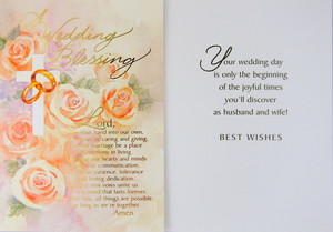 A Wedding Blessing Wedding Card - Our Daily Bread Catholic Gifts