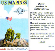 Prayer for Those in Military Service U S Marines Laminated Holy Card ...