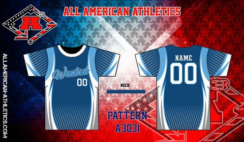 A3 Custom Uniform Design Option 31 - All American Athletics