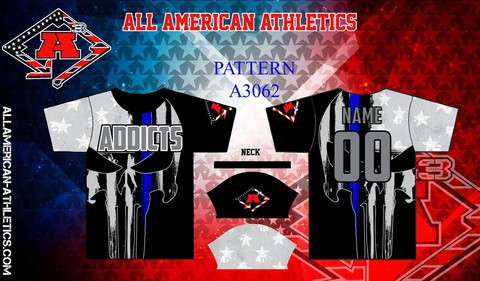 A3 Custom Uniform Design Option 62 - All American Athletics