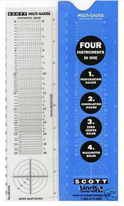 Perforation Gauges | NOLA Stamp Shop