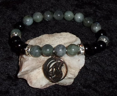 Stretch Bracelet with WEREWOLF - Mystic Morning Treasures