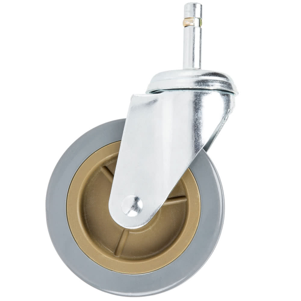 Choice 4" Swivel Caster for Bussing and Utility Carts - No Brake ...