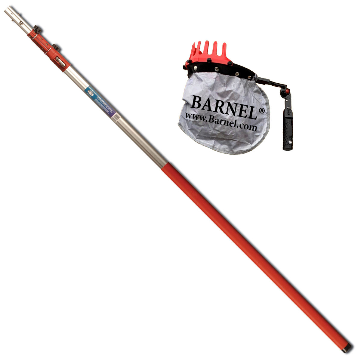 Z555P+B277Z 6-15' Telescoping Fruit and Vegetable Picker - PNE Tools